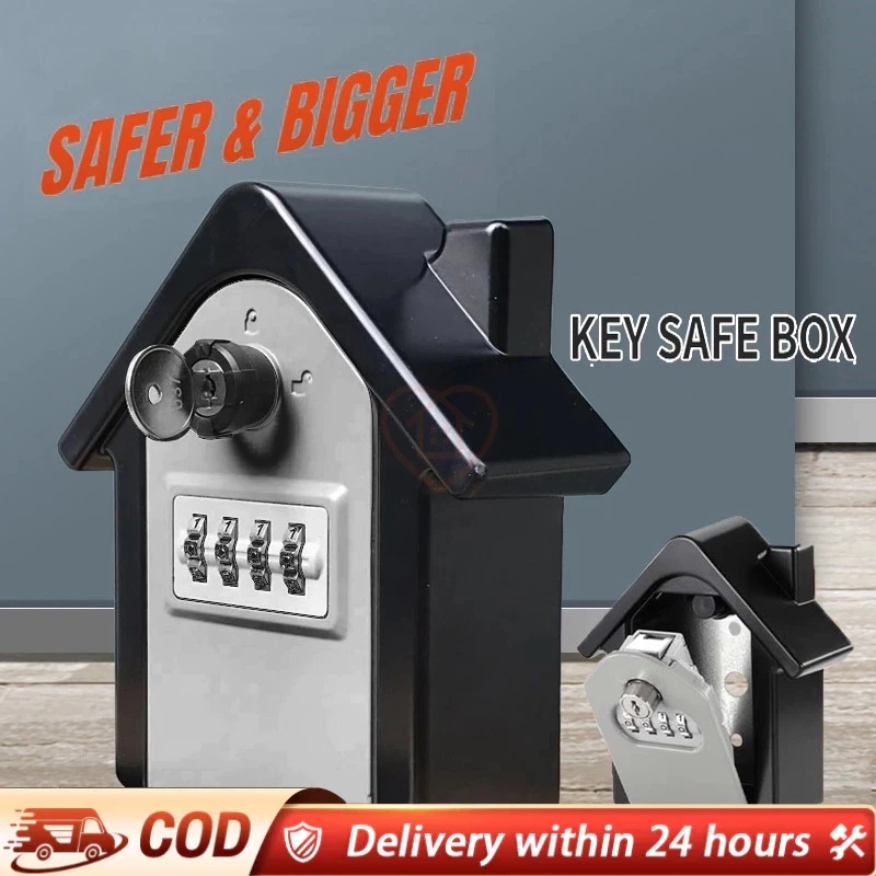 Large Two Way Wall Mount Key Passcode Lock Key Storage Safe Box ...