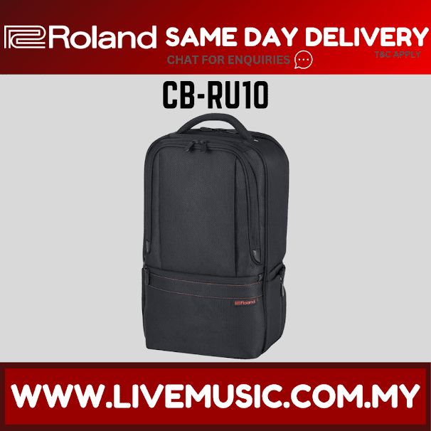 Roland CB-RU10 Backpack Utility Gig Bag For Accessories ( CBRU10 / CB ...