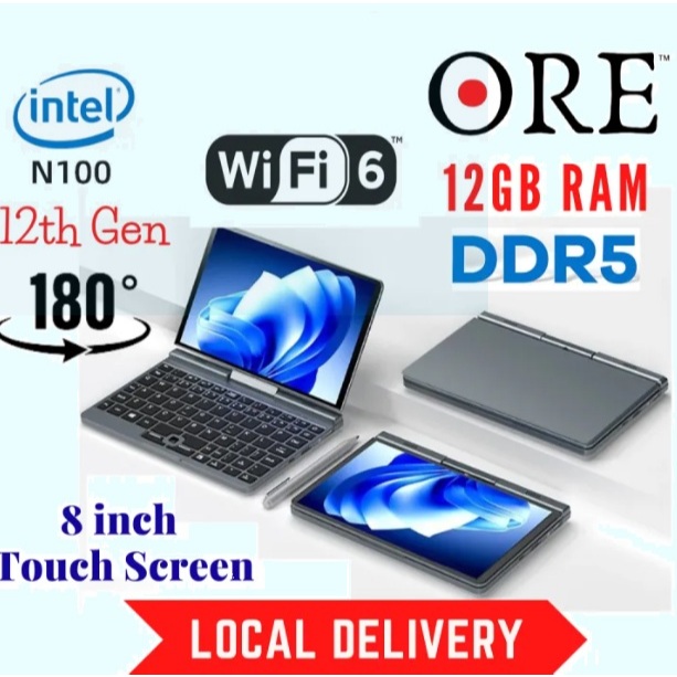 2025 ORE PS8 GPD POCKET 3 11th GEN i3 1125G4 16GB DDR5 512GB SSD ...