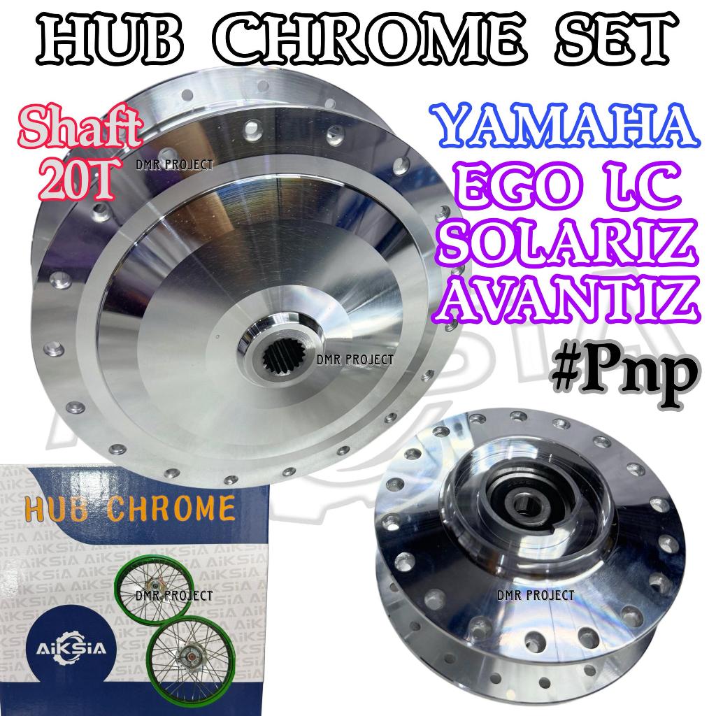 *Free Bearing* EGO LC AVANTIZ SOLARIZ HUB CHROME SET AIK SIA CHROME HUB ...