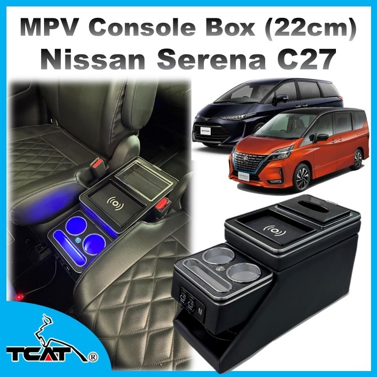 Nissan Serena C27/Toyota Estima Console Box with Wireless Charger ...