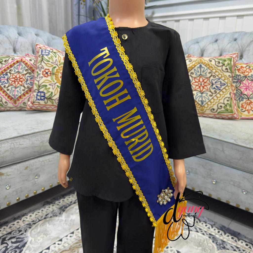 Selempang, Sash Tokoh Murid. Sesuai untuk kanak-kanak Prasekolah dan ...