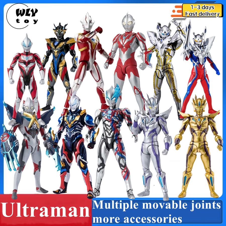 SHF variety of Ultraman Zero Galaxy Rising Ribut Belial Arc multi-joint ...