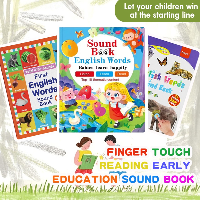 🔥 Kids English Learning Set | Buku Audio Interaktif 2-12 Tahun ...