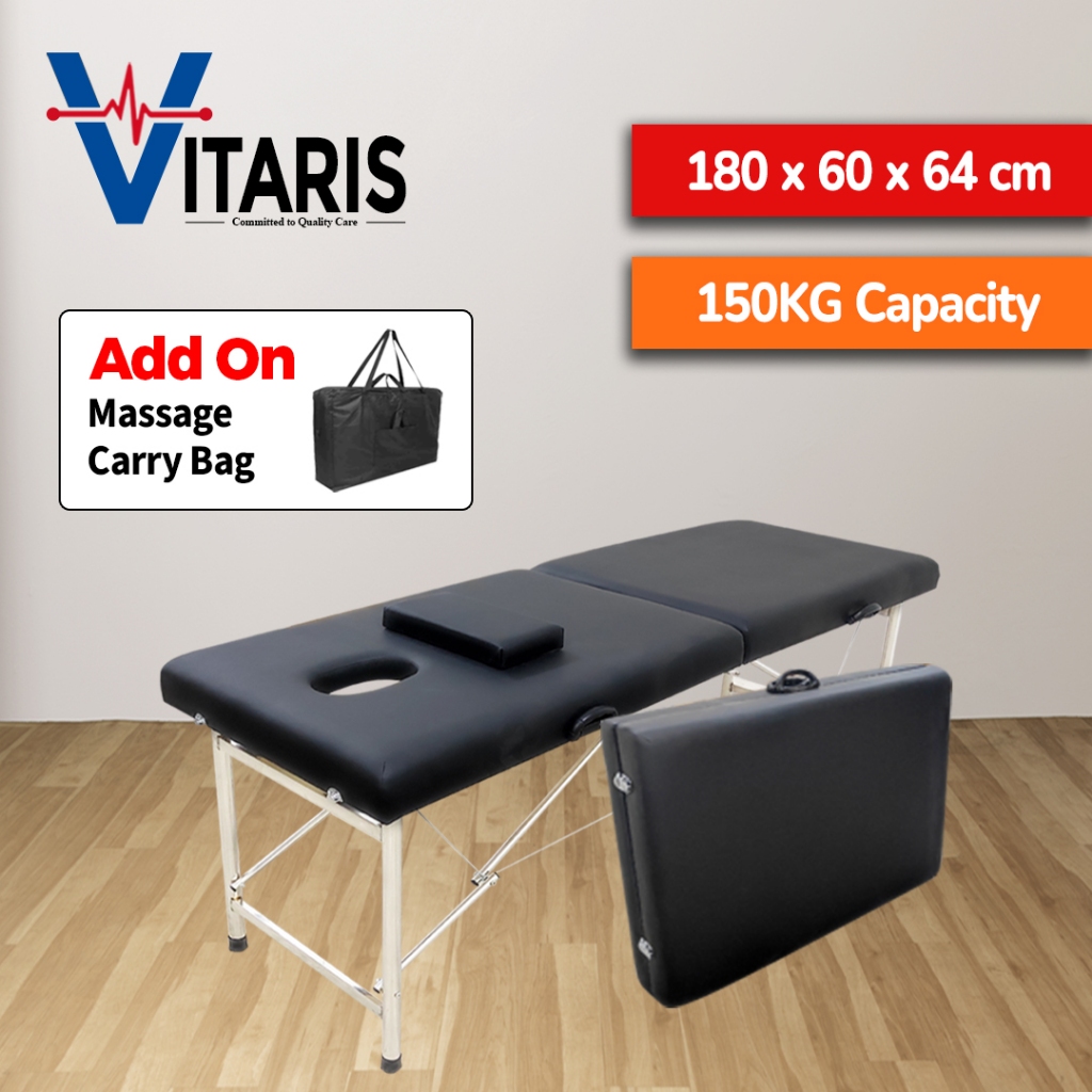 [Same Day Delivery] Portable Foldable Stainless Steel Massage Bed ...