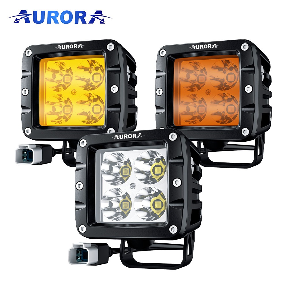 [1 pc ] AURORA 2inch 40W 20W Spot Beam Compact LED Work Light Pod ...