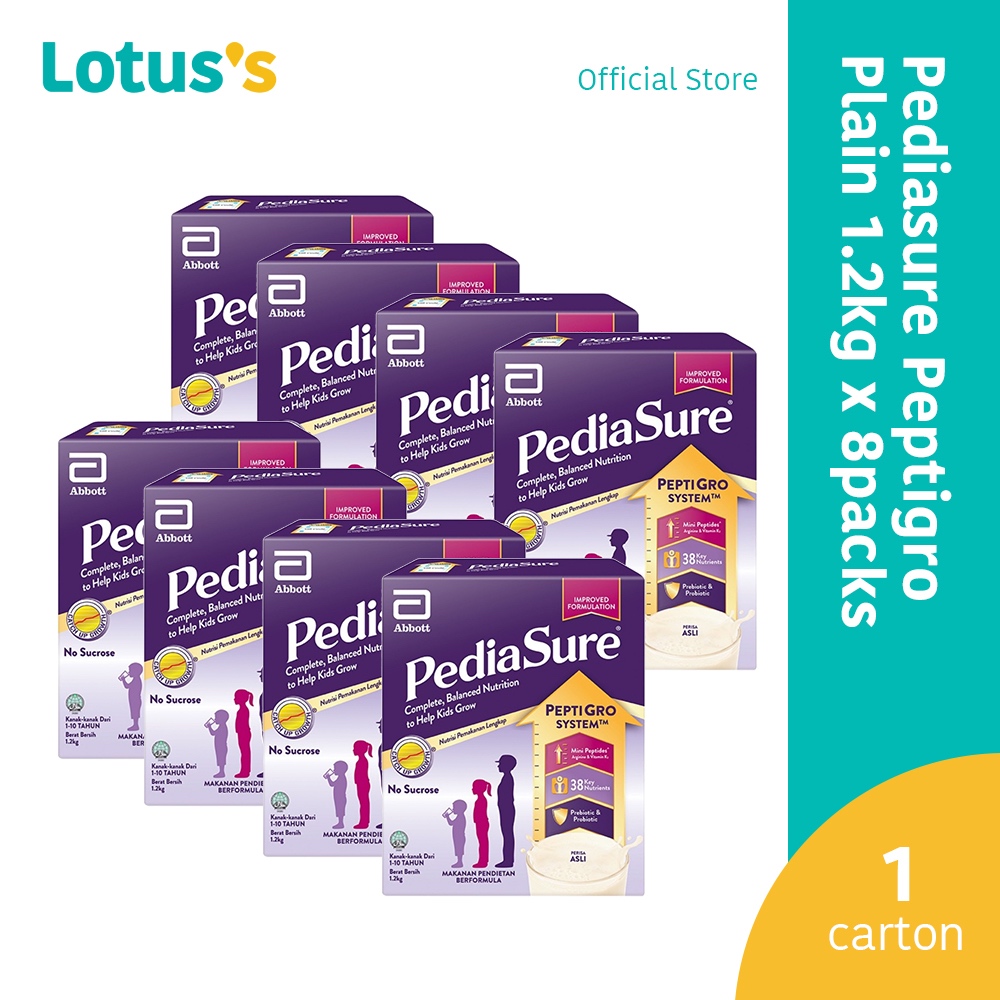 Pediasure Peptigro Plain 1.2kg x 8 packs (1 carton) | Shopee Malaysia