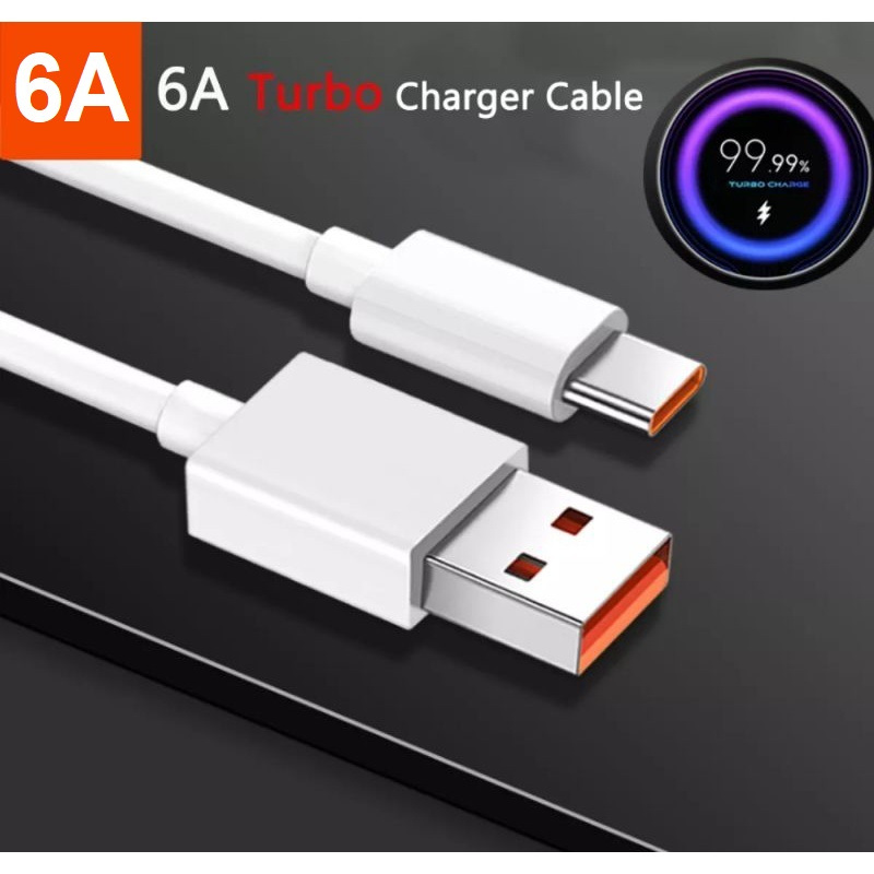 6A Turbo Charge Cable For Mi Fast Charging Data Cable For Micro USB And ...