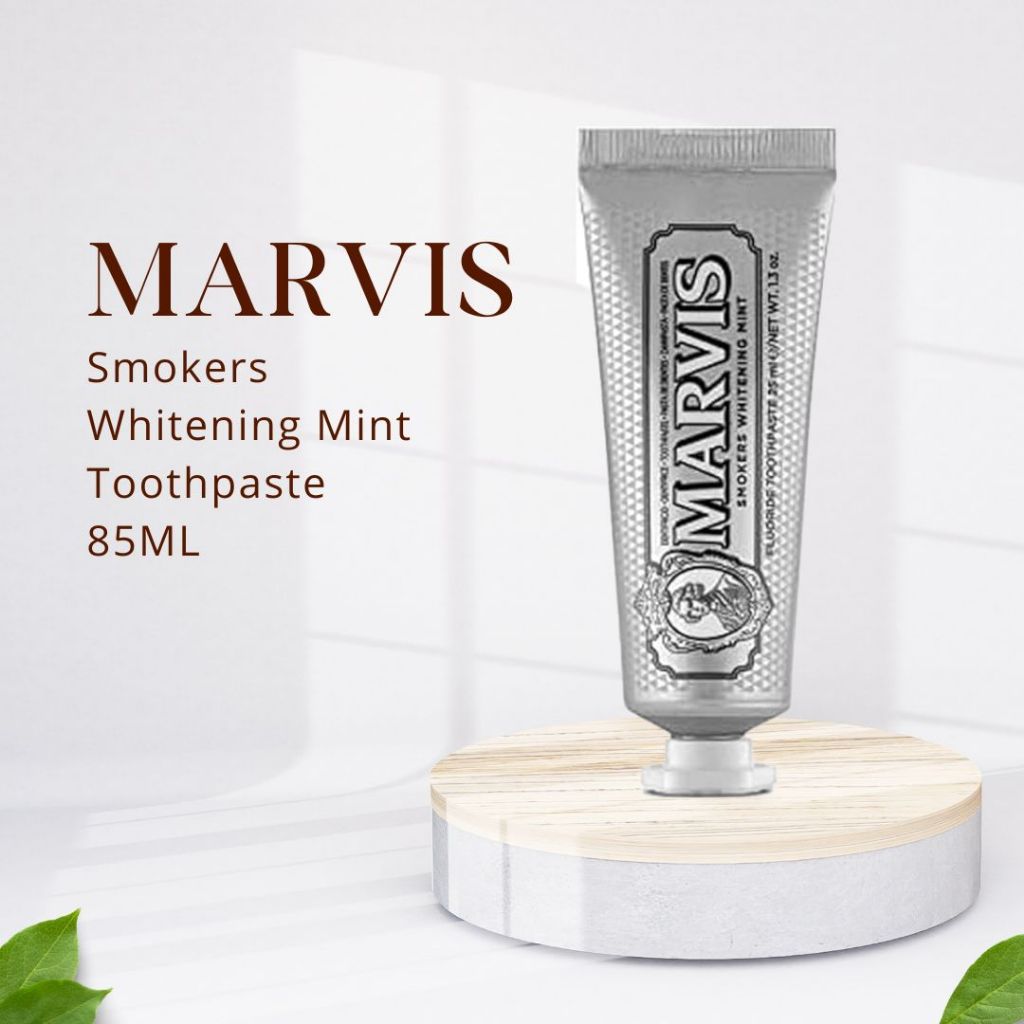 Marvis Smokers Whitening Mint Toothpaste 85ML | 😁 Bright Smile & 🌿 ...