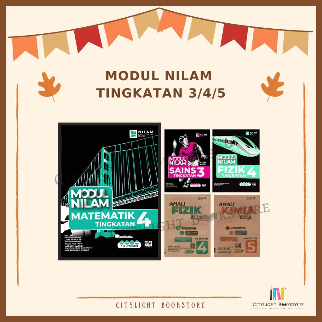 [CITYLIGHT] Buku Latihan 2025: Modul Nilam Tingkatan 3 / 4 / 5 -Nilam | Shopee Malaysia