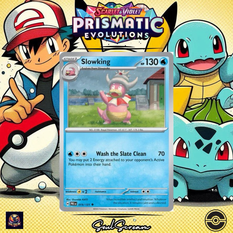 pokemon TCG Slowking Prismatic Evolution | Shopee Malaysia