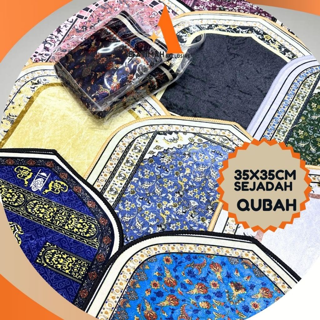 1 PC 35X35CM SEJADAH QUBAH MINI VIRAL ANTI SLIP READY STOCK DOORGIFT ...
