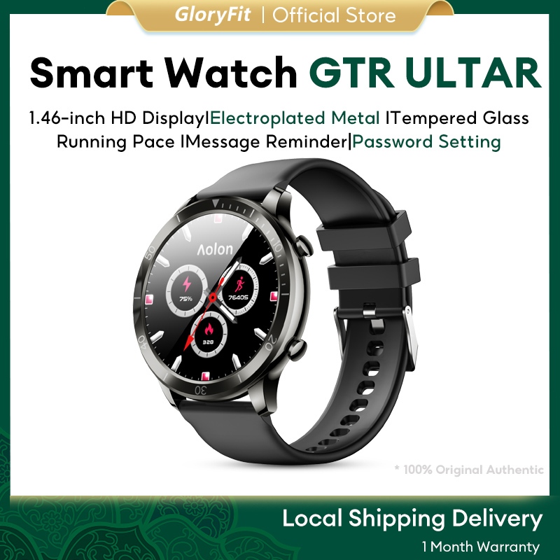 Aolon GTR Ultra Jam Smart Watch Original Strava 100+ Sports Modes ...