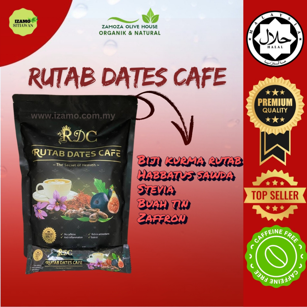 Rutab Date Cafe Minuman Biji Kurma Tanpa Gula Kalsium Sedap Khasiat ...