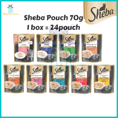 1Ctn=24pcs Sheba Pouch Cat Wet Food 70g | Shopee Malaysia