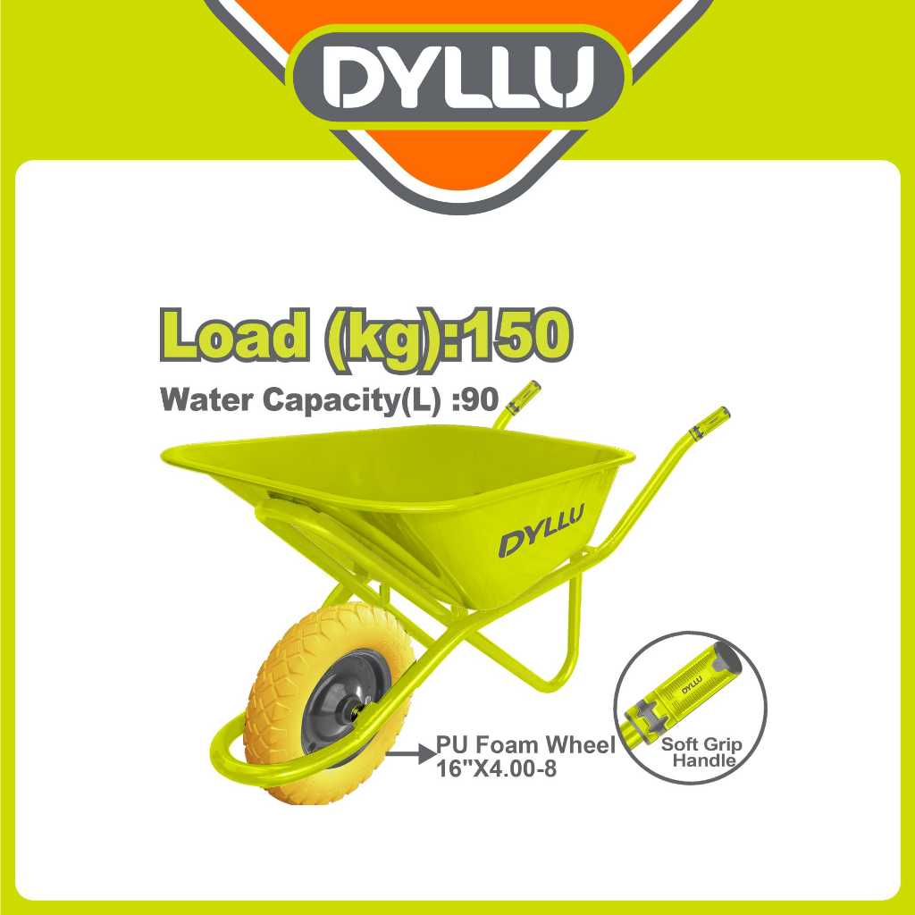 DYLLU Wheel Barrow 150kg DTWB8F03 | Shopee Malaysia