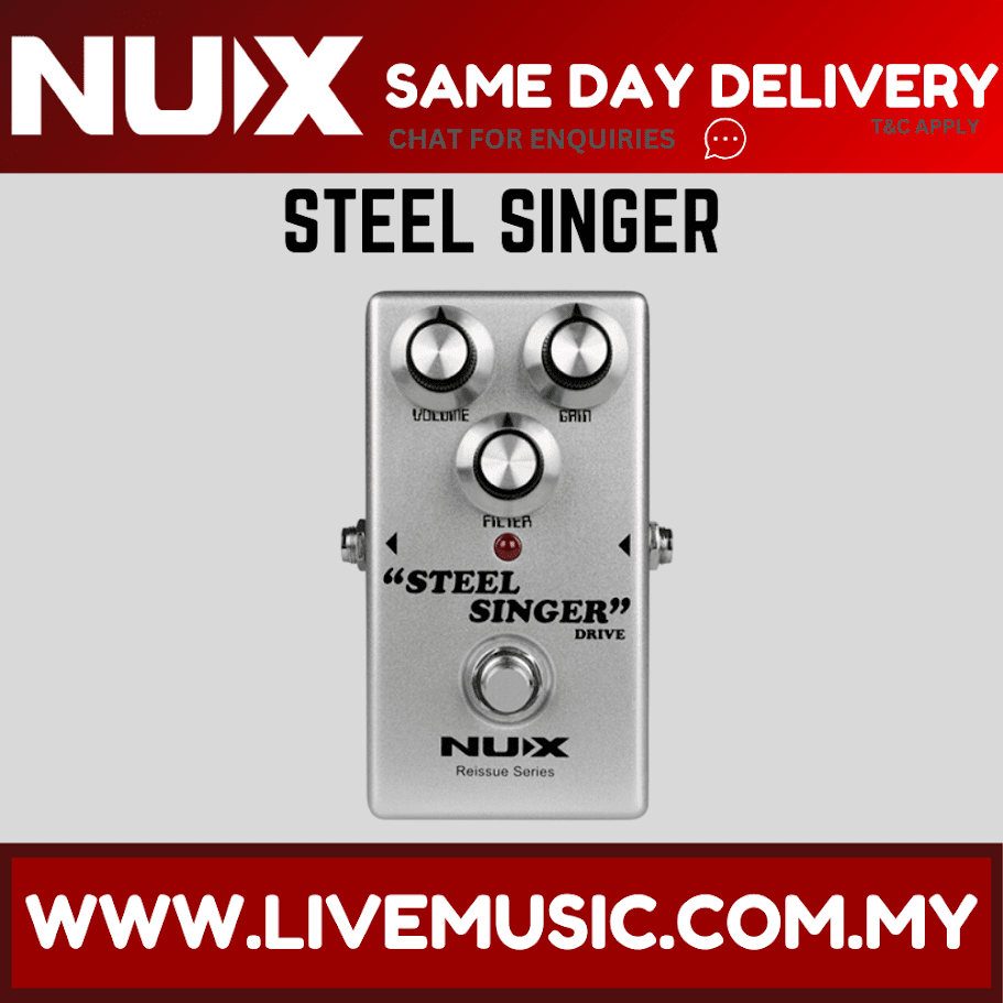 Nux Reissue Series Steel Singer Drive Effects Pedal | Shopee Malaysia
