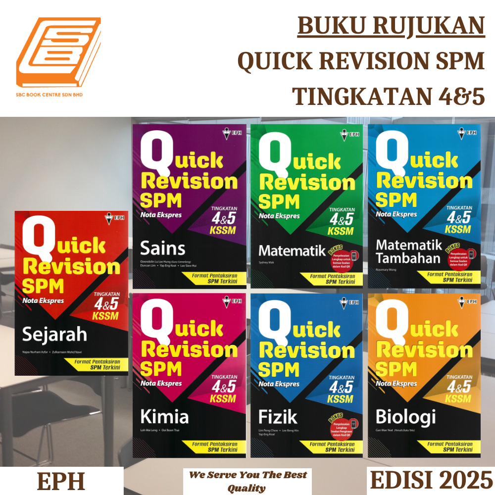 [SBCB] Buku Rujukan : Quick Revision SPM Tingkatan 4&5 ( EPH ) | Shopee Malaysia