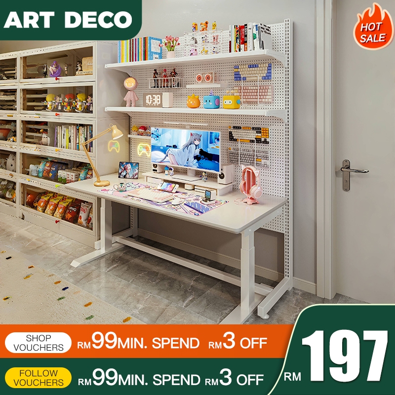 Book Rack Pegboard Accessories BookShelf Study Table Pegboard Organizer ...