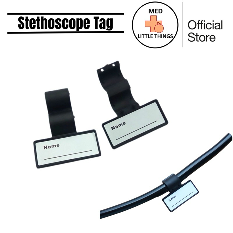 Sthethoscope Name Tag Label Nametag Medical Doctor Name Tag Clip Ready ...