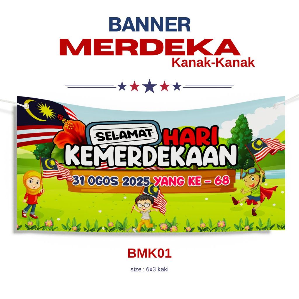 Banner MERDEKA Tema Kanak-Kanak / KEMERDEKAAN / SAMBUTAN KEMERDEKAAN ...