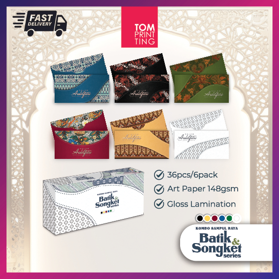 sampul raya 6pcs SAMPUL DUIT RAYA LANDSCAPE Tebal Eksklusif Premium ...