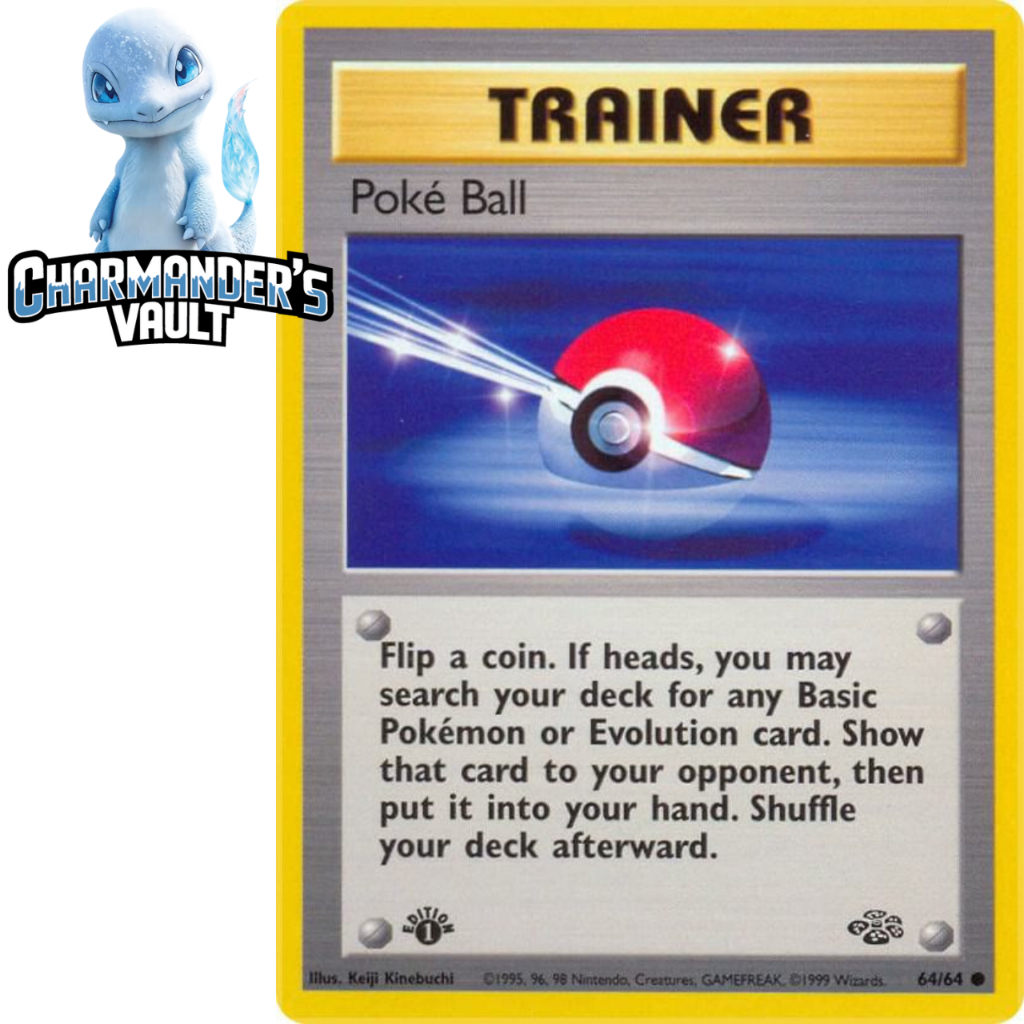 Poke Ball #64/64 Jungle Vintage 1999 Pokémon TCG | Shopee Malaysia