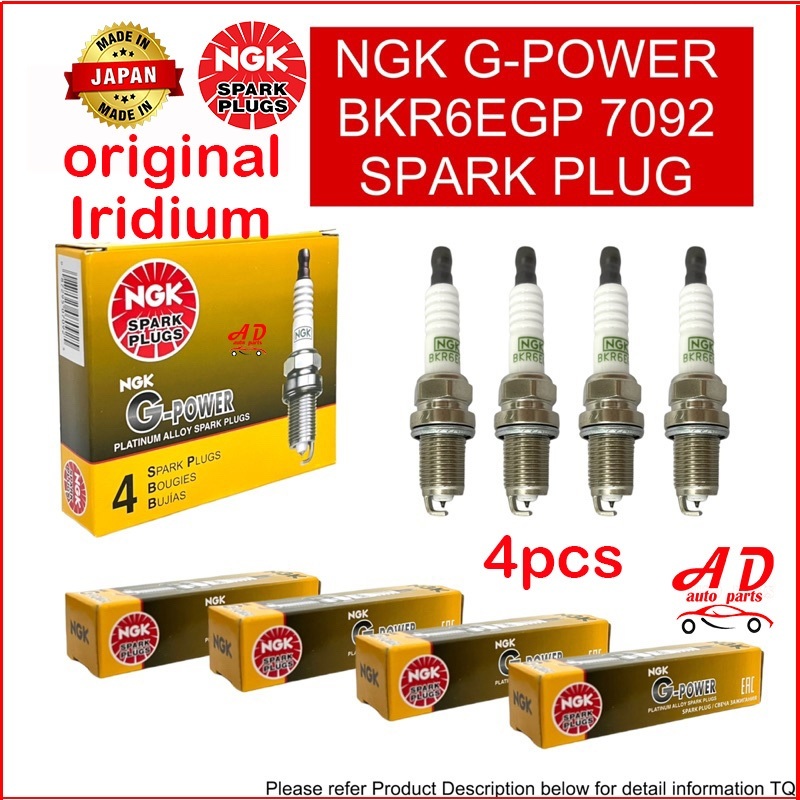 ORIGIANL Iridium 4PCS NGK Spark Plug HONDA City GM6 Jazz GK5/Suzuki ...