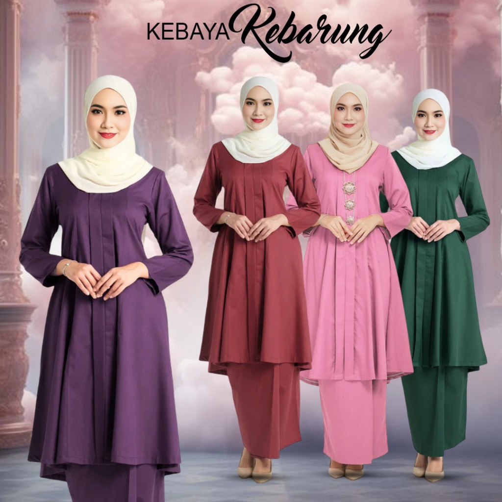 Kebarung Labuh| Klasik Cotton| Songket Atirah| Moden Plus Size New ...