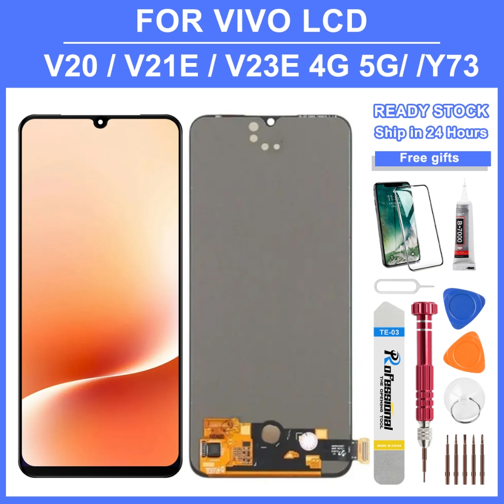 TFT LCD FOR VIVO V20 / V21E 4G 5G(V2061)/ V23E 4G 5G/ S10E / Y75 /Y73 ...