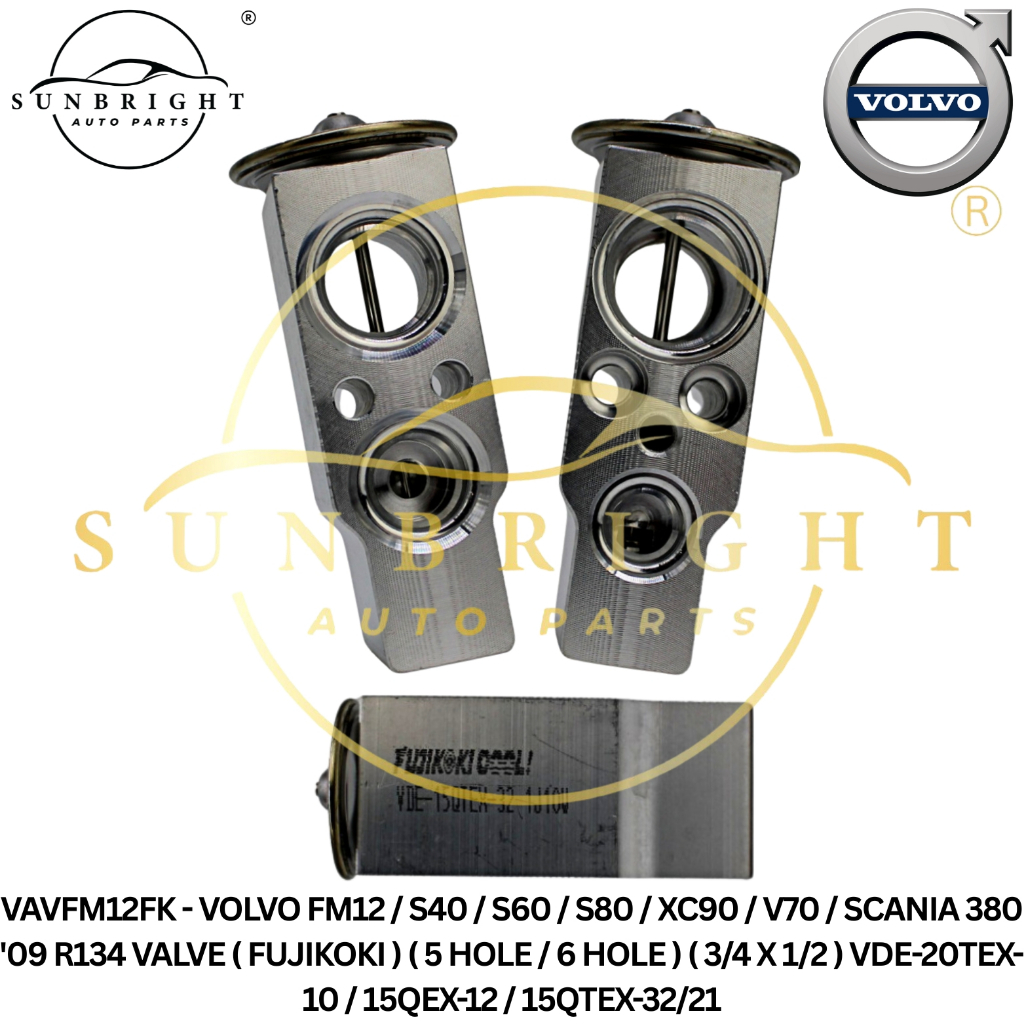 VOLVO FM12 / S40 / S60 / S80 / XC90 / V70 / SCANIA 380 '09 R134 VALVE ...