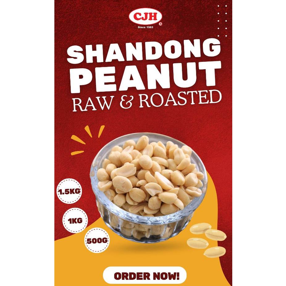 Shandong Peanut Raw & Roasted CJH (1.5Kg/1Kg/500G)[HALAL] [MeSTI] | Shopee Malaysia