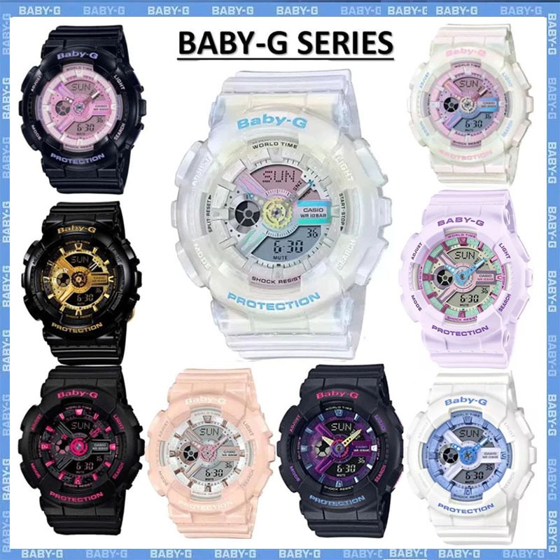 Original G-SHOCK BABY-G Jam Tangan Perempuan Kids Girls Dual Display ...