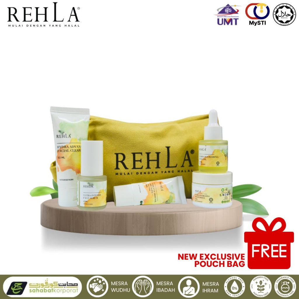 【REHLA】Exclusive Skincare Set | Set Penjagaan Kulit Lengkap Mesra Wuduk ...