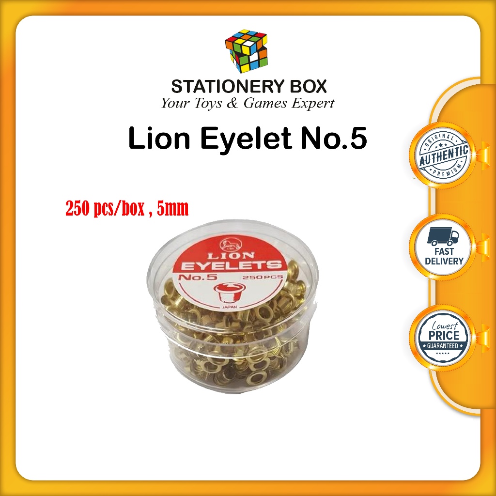 Classic Lion Eyelet No.5 (250's) | Shopee Malaysia