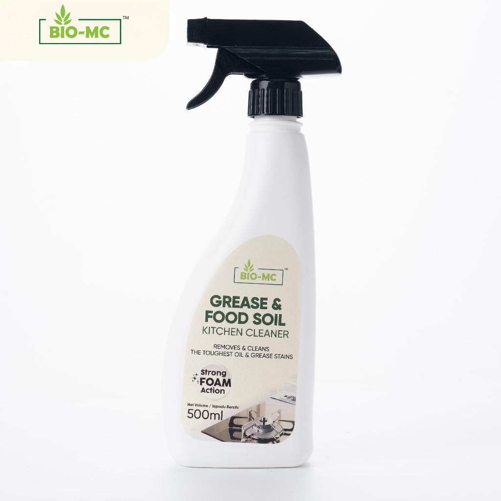BIO-MC Grease & Food Soil Kitchen Cleaner (500ml) For Oil & Grease ...