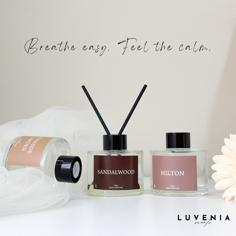 LUVENIA 120ML Reed Diffuser (Included Stick) | Shopee Malaysia