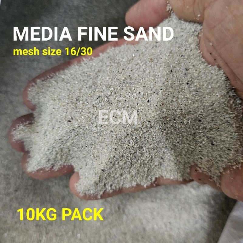 (MESH SIZE 16/30) POOL FILTER SAND / COARSE SAND / SILICA SAND (10KG ...