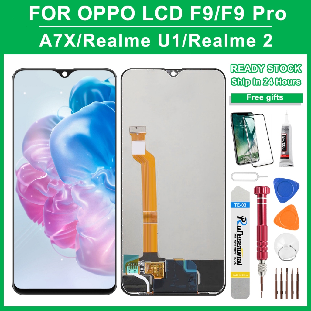 ORI LCD FOR OPPO F9 / F9 Pro / A7X / README U1 / README 2 Pro Touch ...