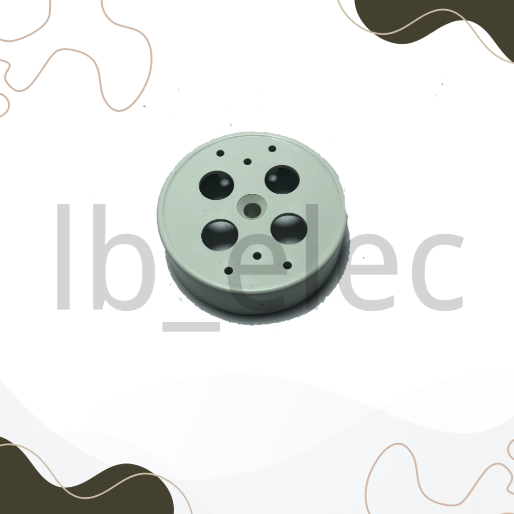 PVC ROUND BLOCK BASE WIRING ELECTRIC TAPAK LAMPU | Shopee Malaysia