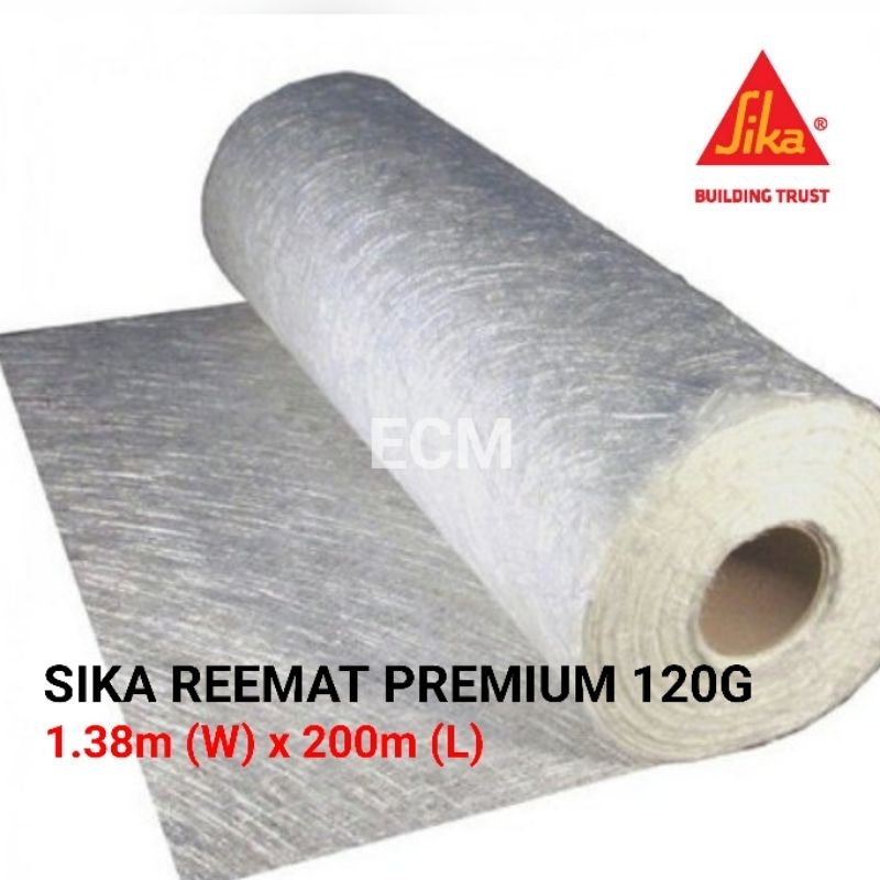 SIKA REEMAT PREMIUM 120G (1.38M X 200M) GLASS FIBER MAT (GFM ...