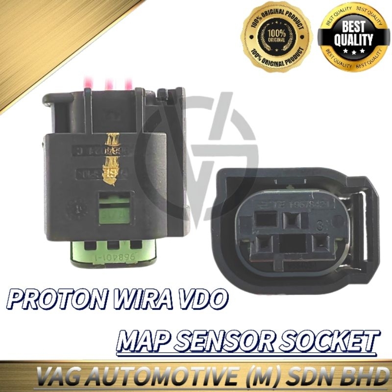 PROTON WIRA VDO MAP SENSOR SOCKET | Shopee Malaysia