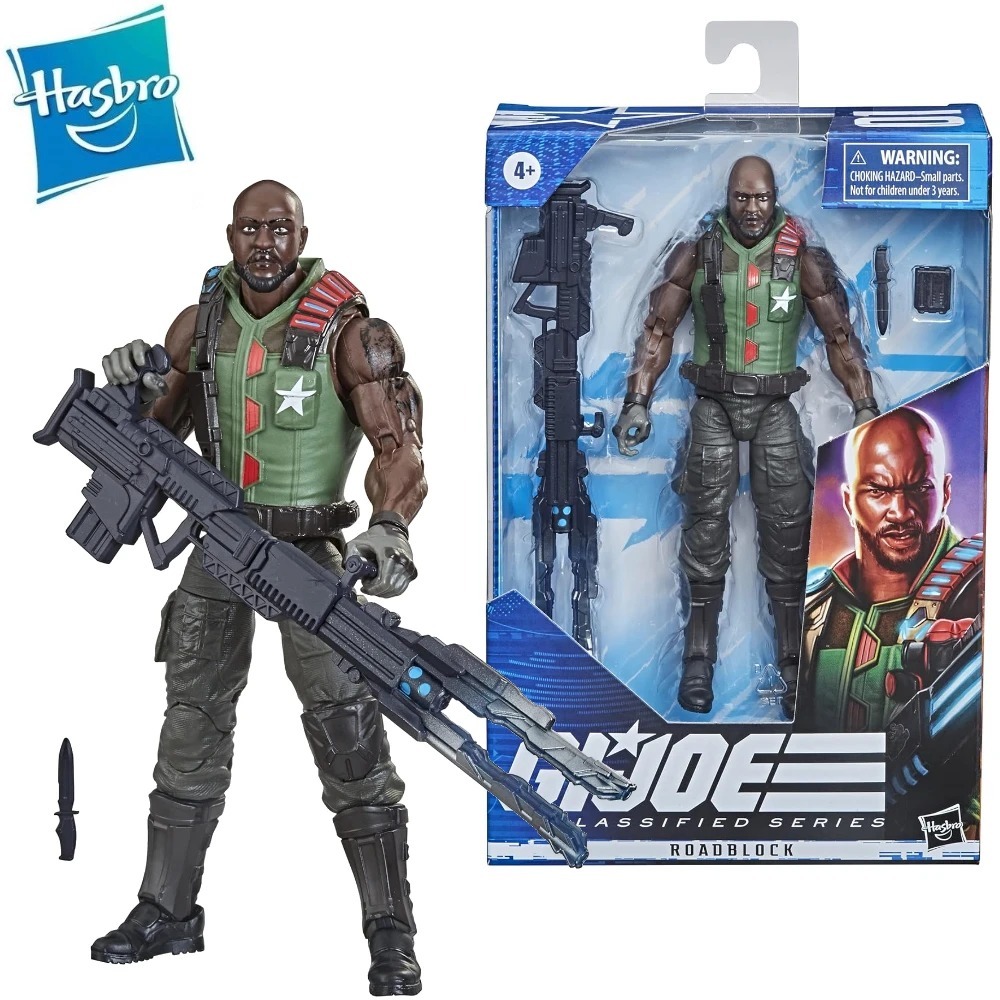 Hasbro G.I. Joe Classified Series Roadblock GI JOE 6-Inch Action Figure ...