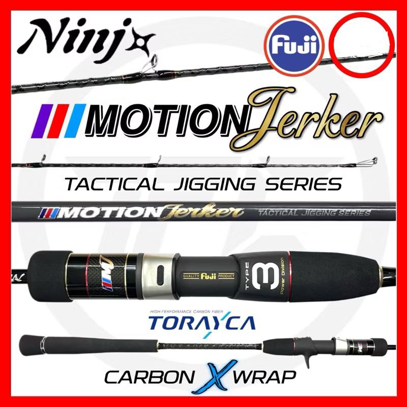 NINJA MOTION JERKER JIGGING ROD | Shopee Malaysia