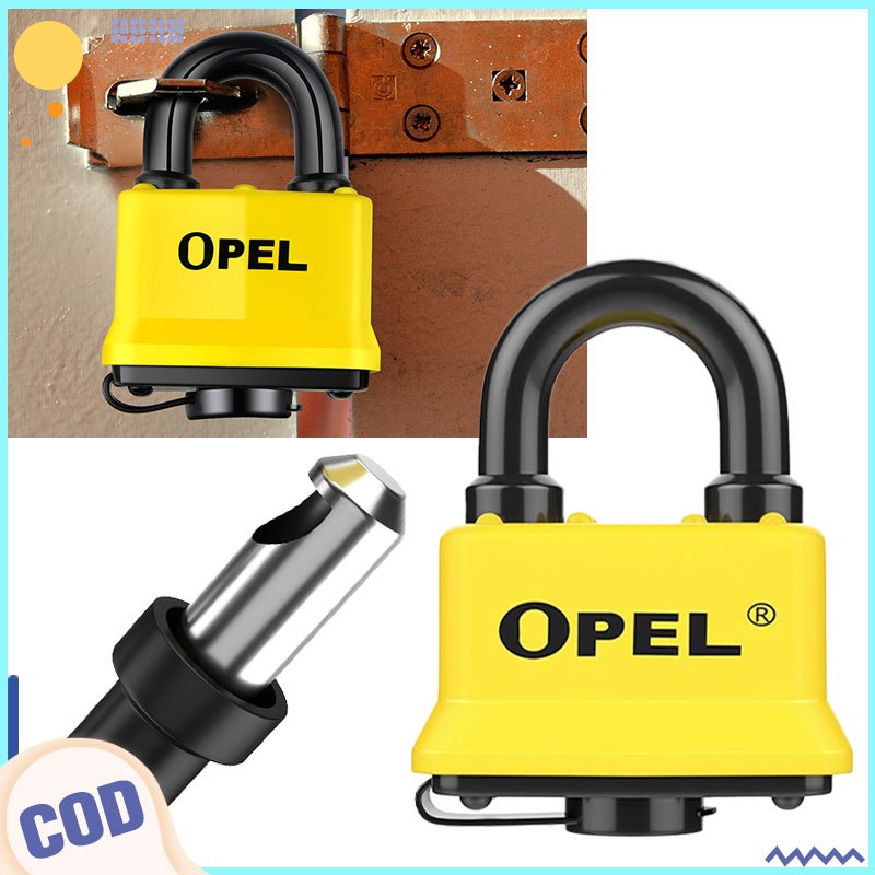 Weather Resistant Padlock Outdoor ABS Covered Waterproof Padlock ...