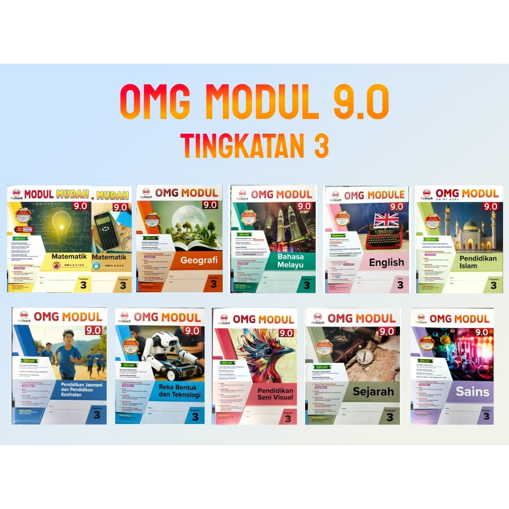 NEW 2025 OMG MODUL 9.0 TINGKATAN 3 | Shopee Malaysia