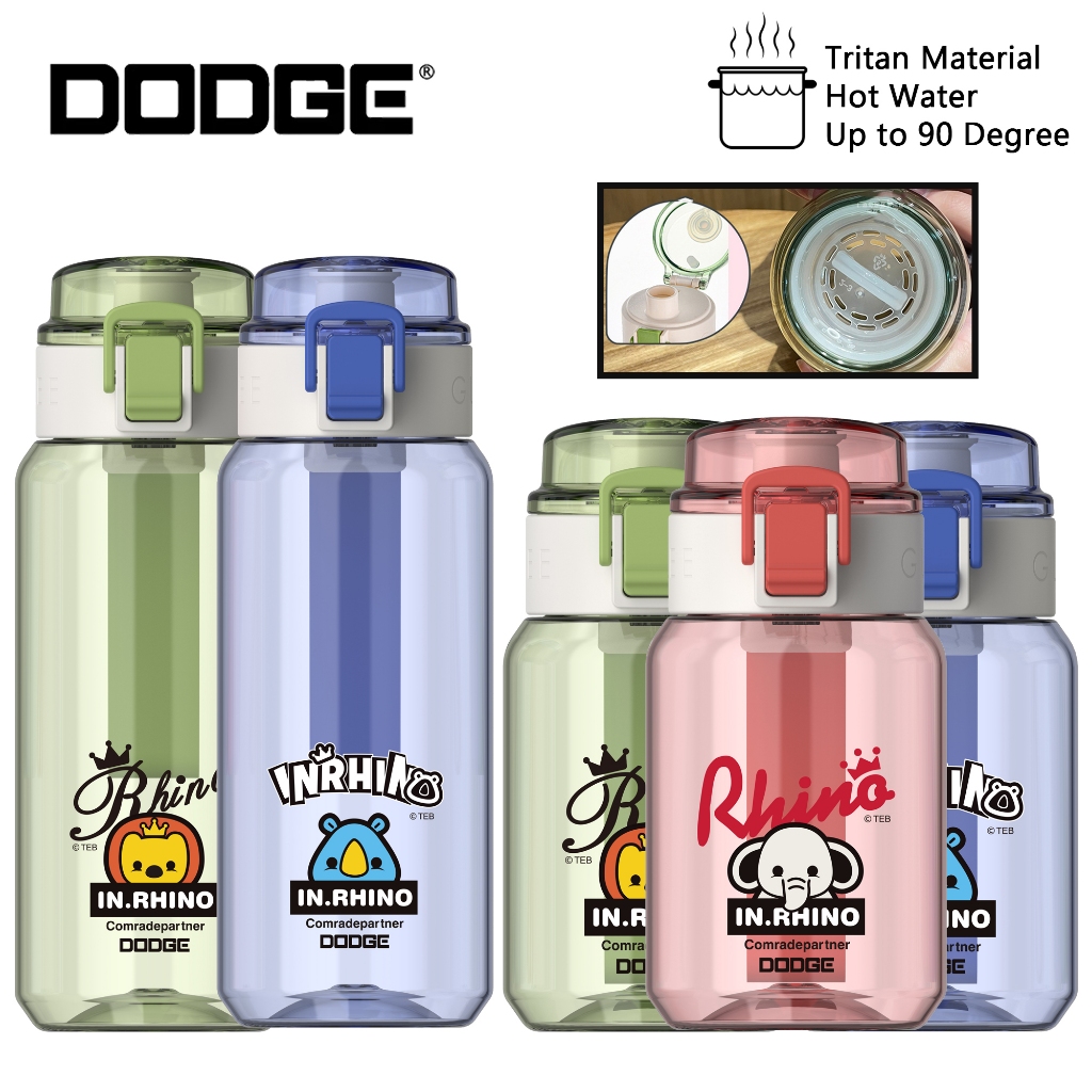 DODGE Daily Leisure Leakproof Tritan BPA-Free Water Bottle (380ml/600ml ...