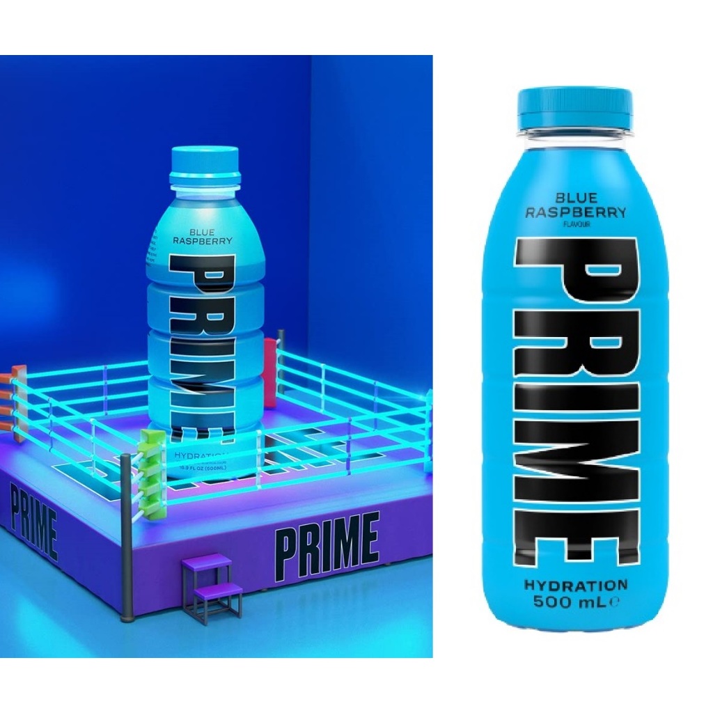 PRIME Hydration Drink (Logan Paul & KSI) x BLUE RASPBERRY Energy ...