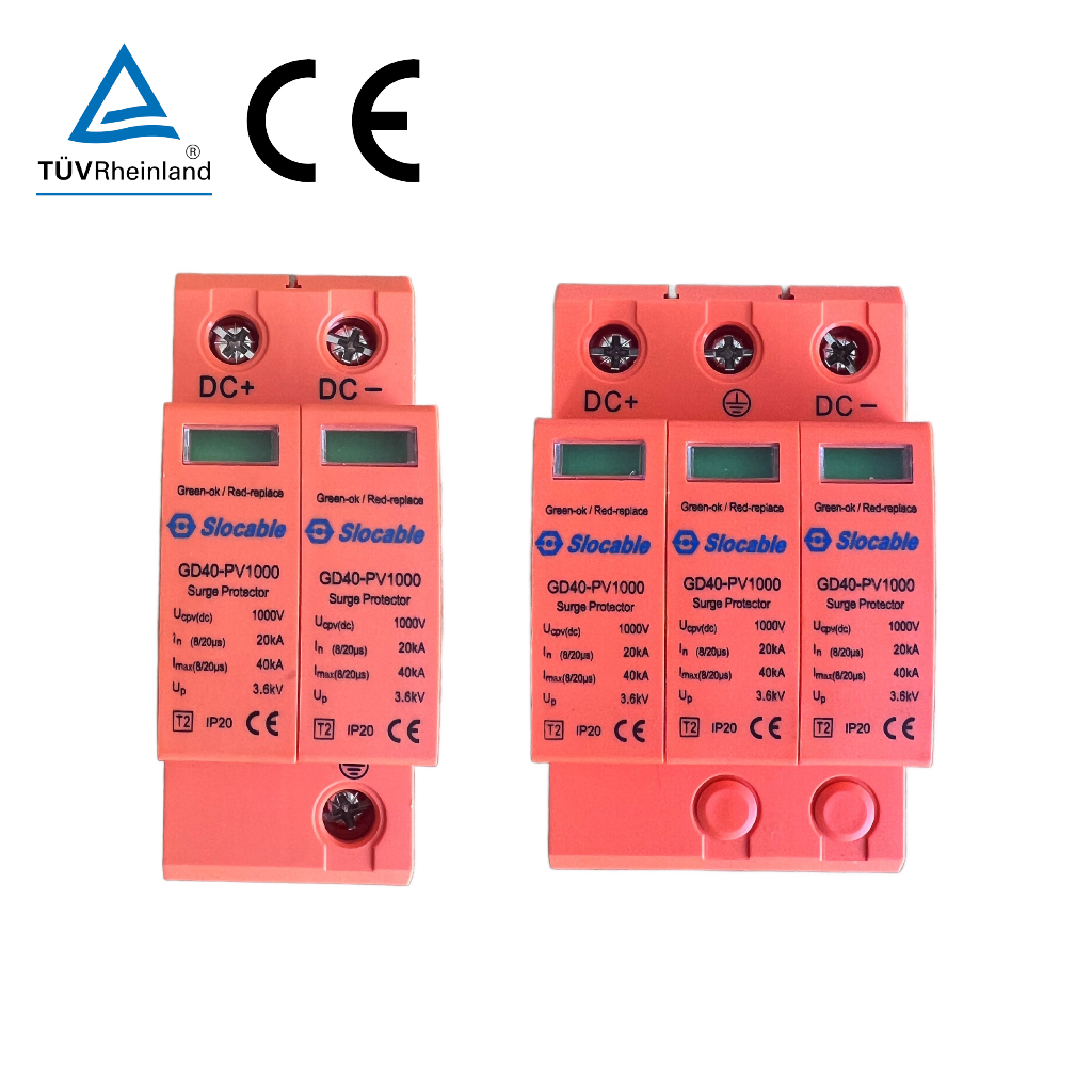 Solar PV DC Surge Protection Device for Solar Panel 2-Pole / 3-Pole ...