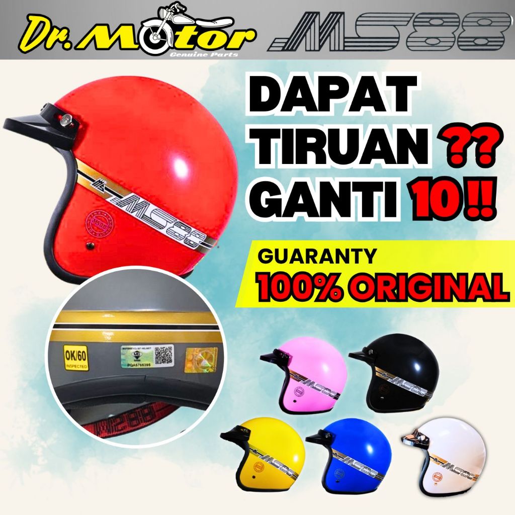 MS 88 MS88 Black Yellow Pink Nano Blue Grey Helmet Double D-Ring ...